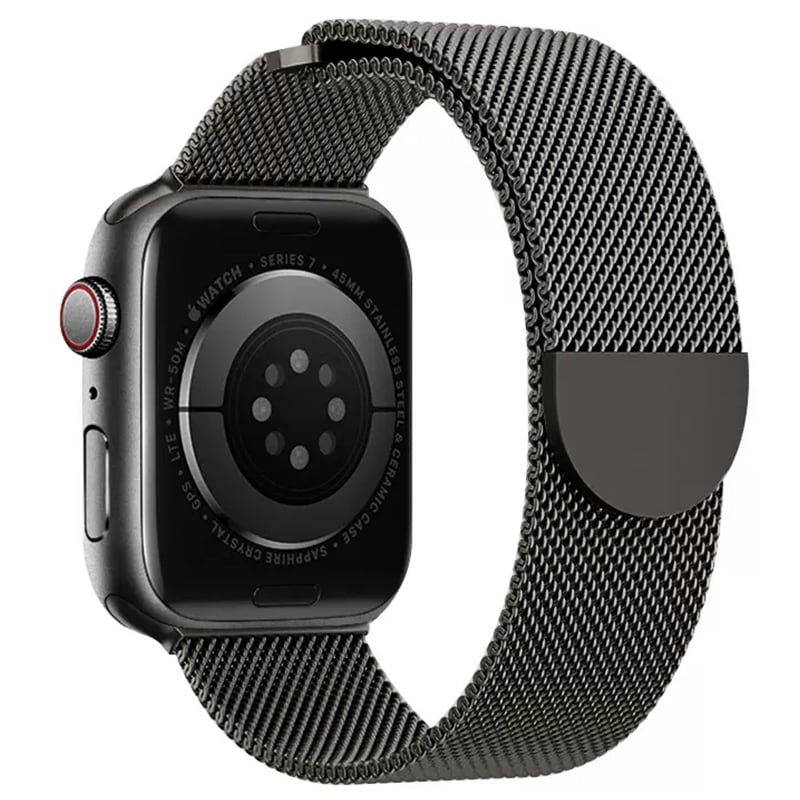 Apple Watch Series 11 46mm Reim Milanese Loop Graphite Apple Watch ...